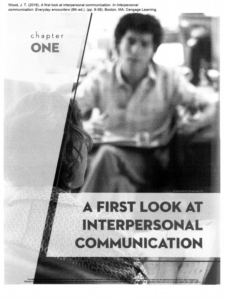Interpersonal Communication Insights | PDF