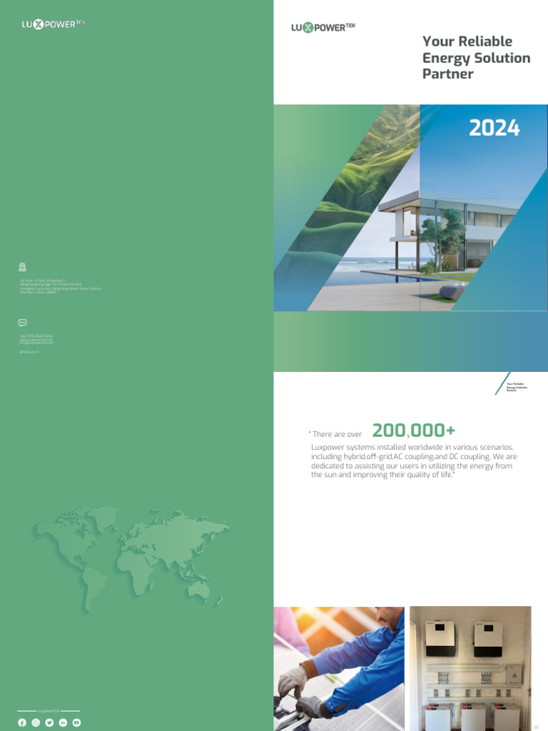 Luxpower Hybrid Energy Solutions Catalog | PDF | Alternating Current ...
