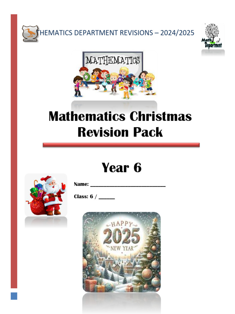 Christmas Revision Pack - Y6 | PDF | Shape | Triangle