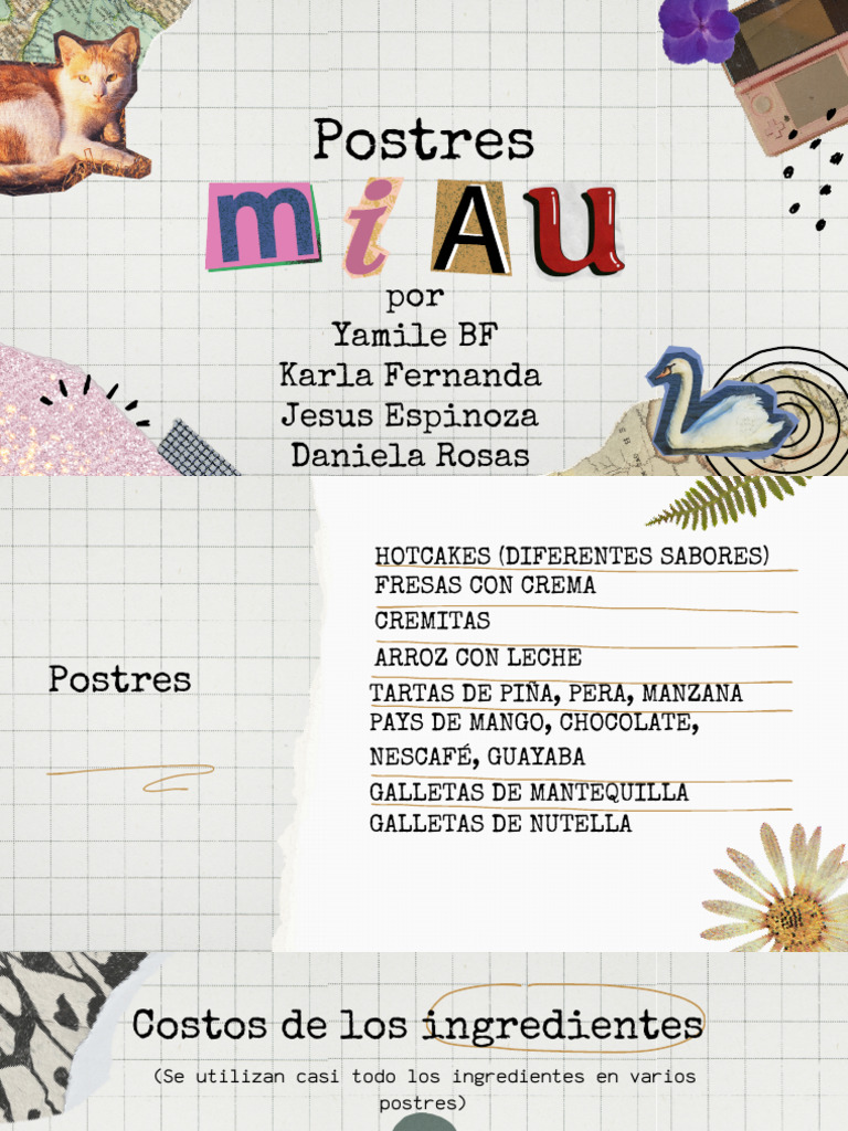 Postres Miau | PDF