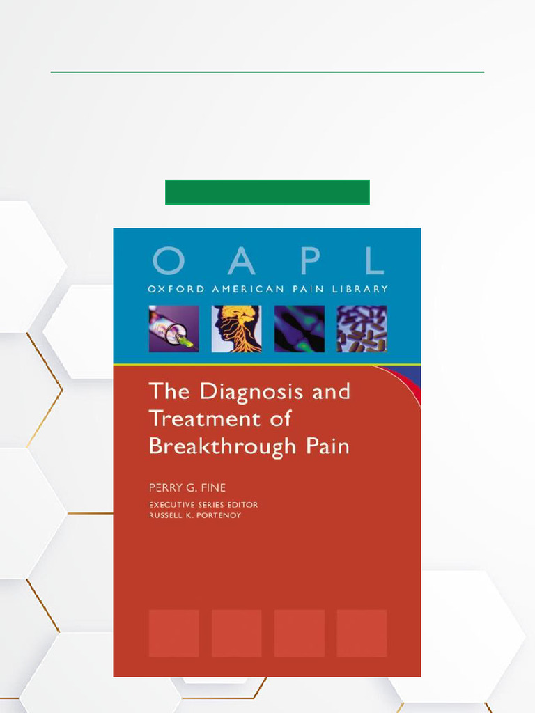 Breakthrough Pain: Diagnosis & Treatment | PDF | Pain | Patient