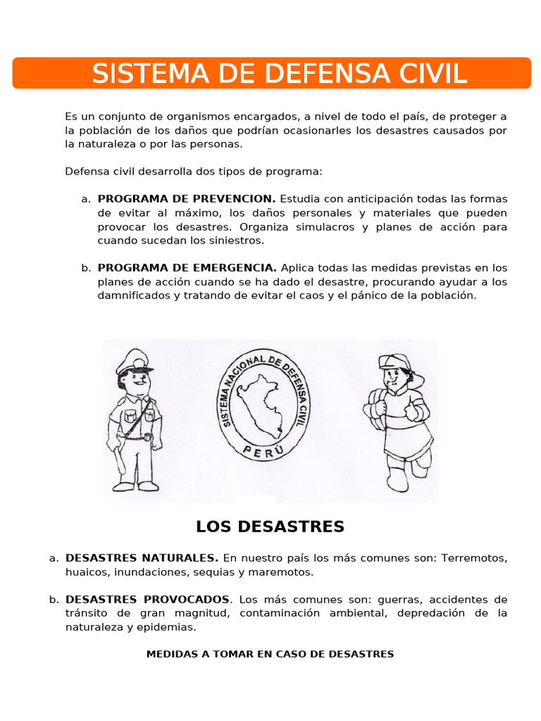 Sistema-de-Defensa-Civil- | PDF | Temblores | Tsunami