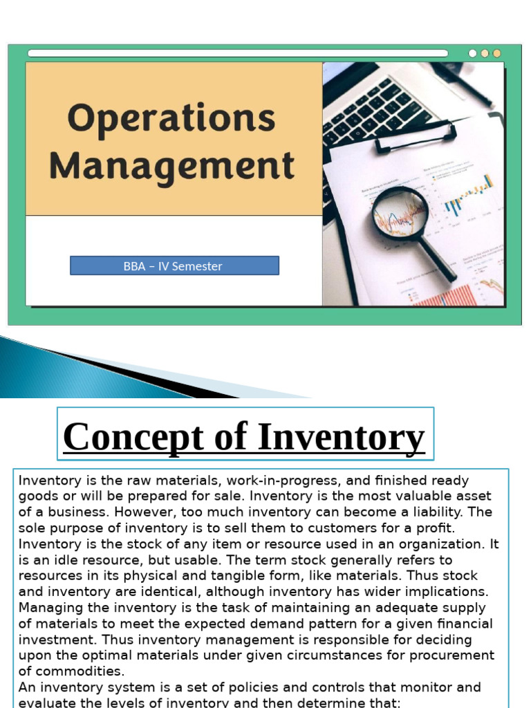 Essentials of Inventory Management | PDF | Inventory | Demand