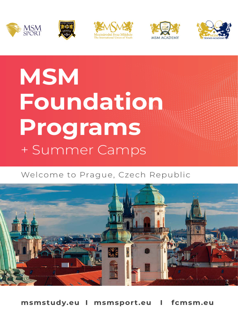 MSM Foundation Programs 2024 Compressed | PDF