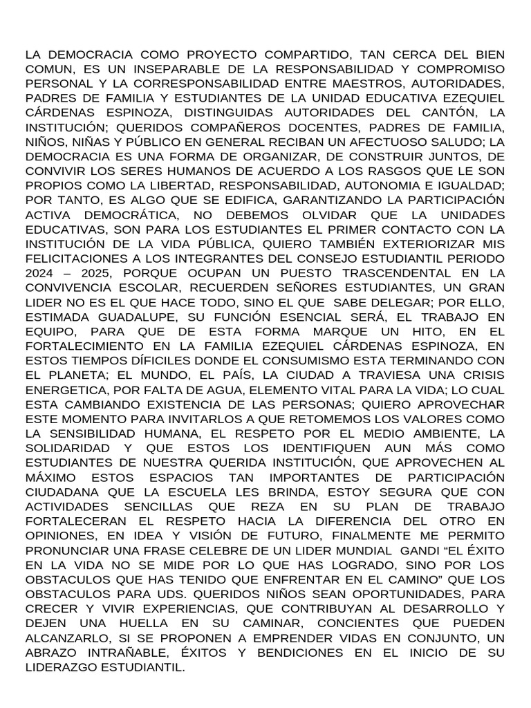LA DEMOCRACIA COMO PROYECTO COMPARTIDO | PDF | Democracia | Ideologías ...