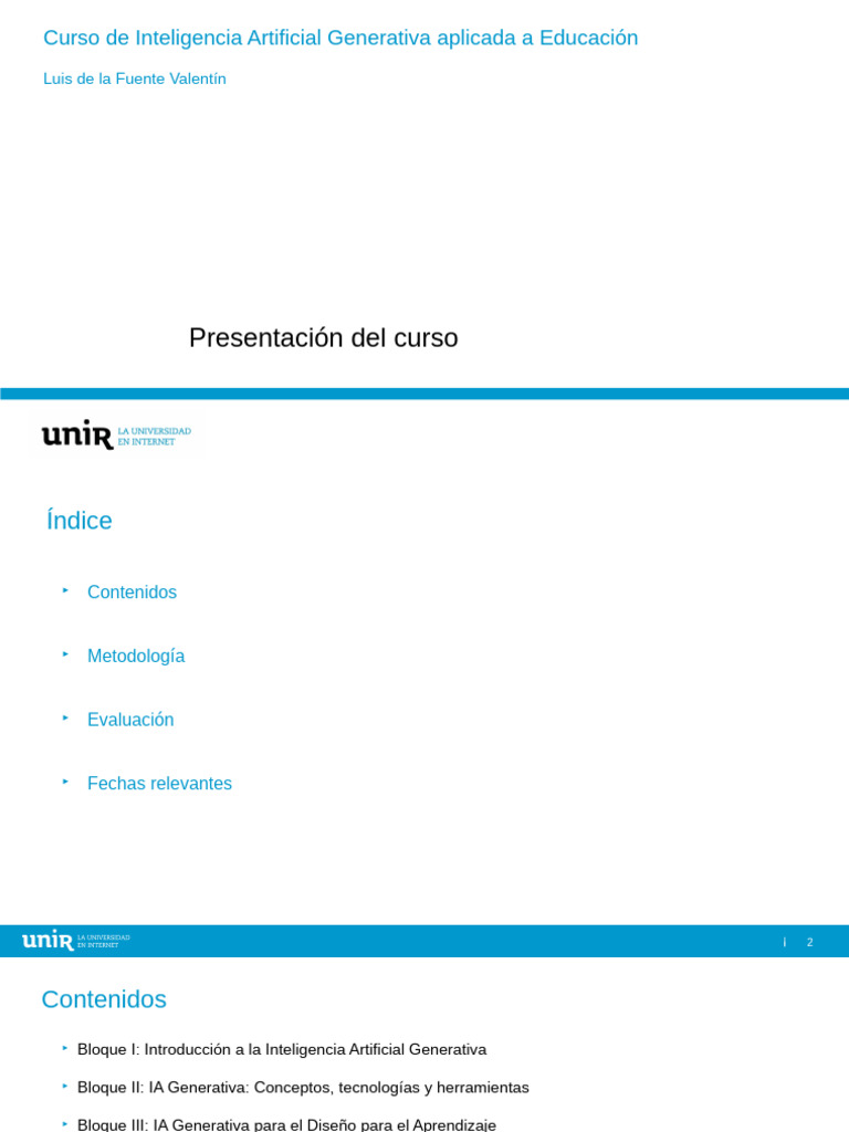 01 - Presentacion | PDF
