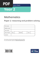 Year 3 Maths Reasoning Test Paper | PDF | Mathematics