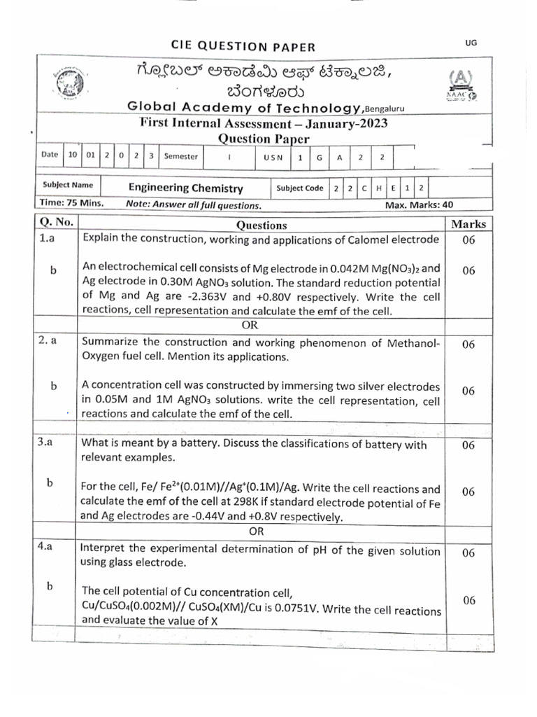 Chem Qps | PDF