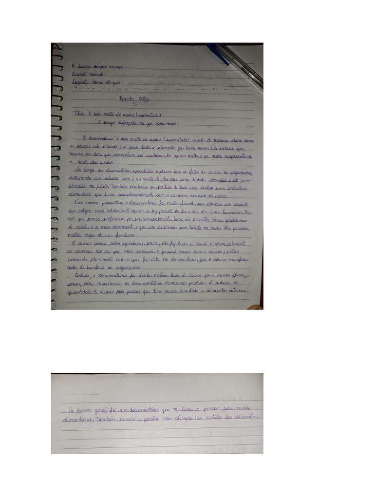 O Lado Ocuto Do Acucar | PDF