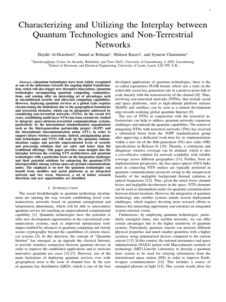 Main QC NTN | PDF | Quantum Entanglement | Quantum Mechanics