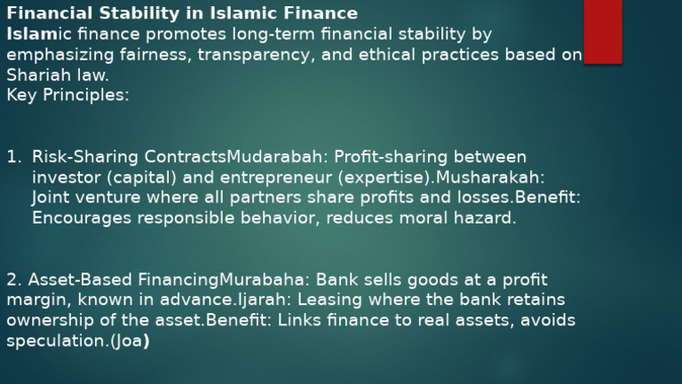 Islamic Finance and Financial Stability | PDF