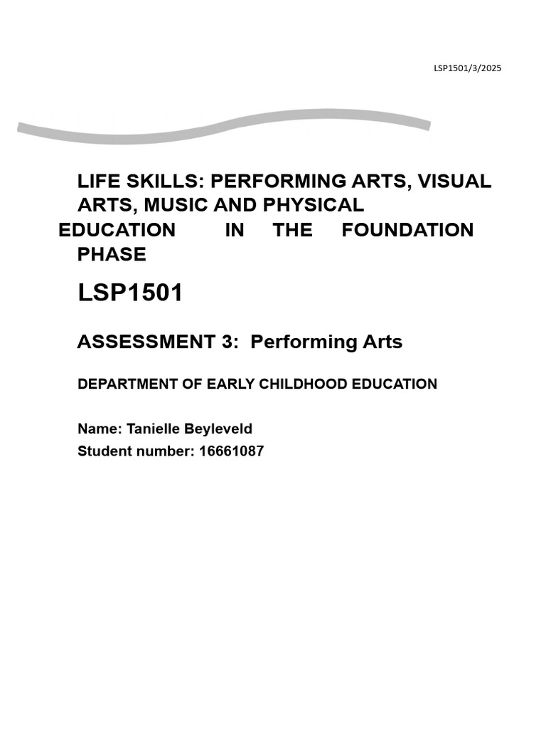 LSP Assignment 2 Research Paper For Exam Studies | PDF | Learning | Curriculum