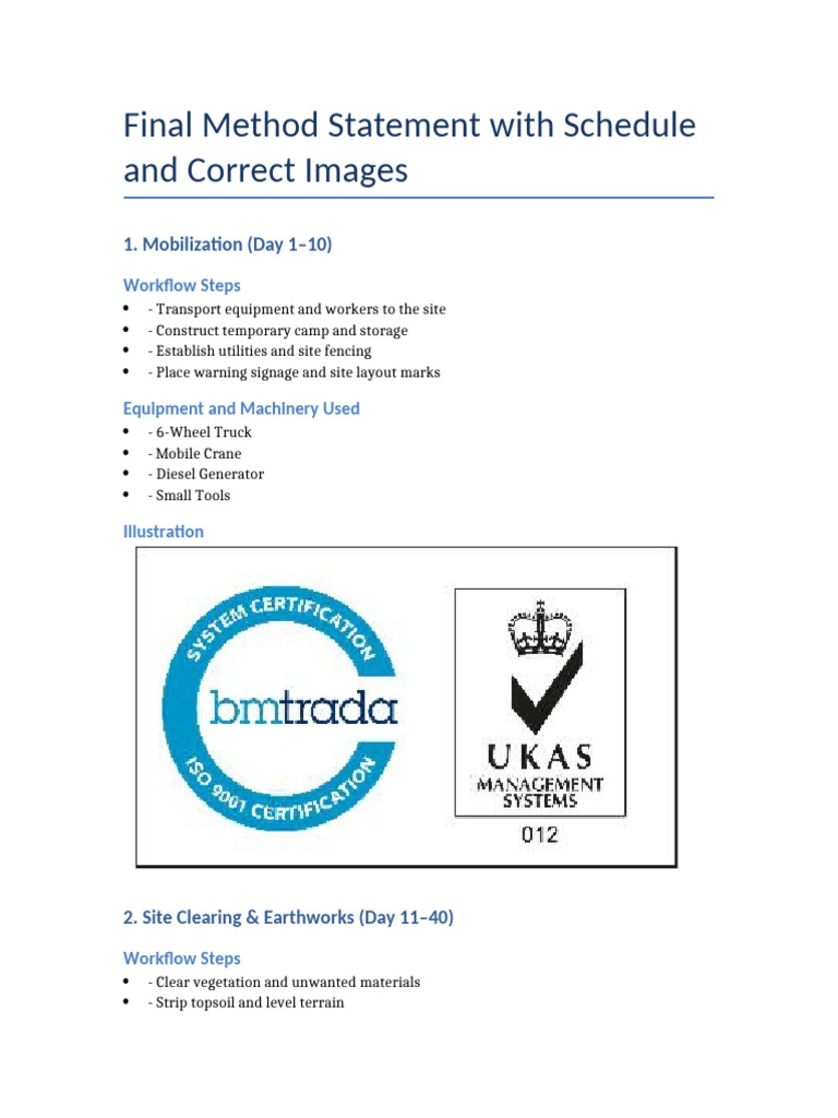 Final_Method_Statement_with_Correct_Images_and_Schedule | PDF ...