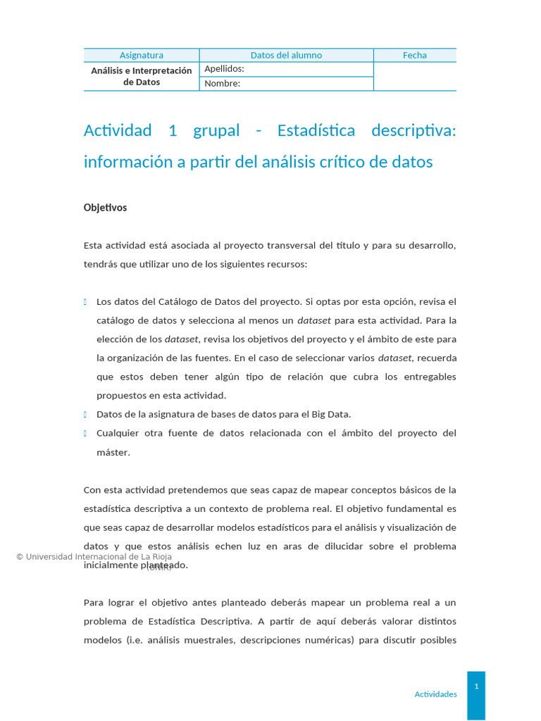 Act 1 | PDF | Estadísticas | Turismo