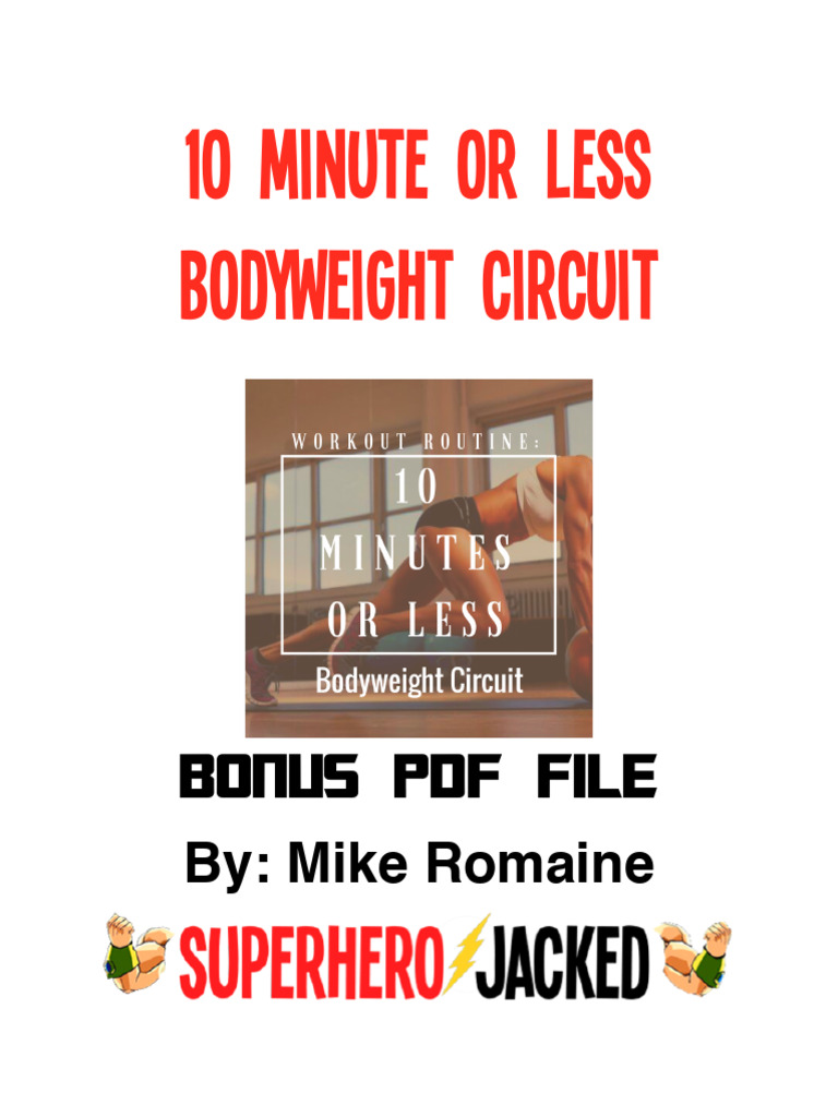 Bodyweight Circuit PDF | PDF