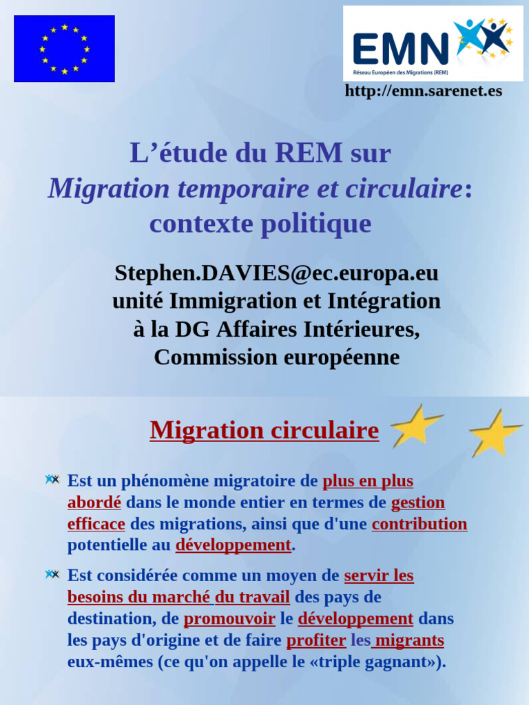 7_Migration_temporaire_et_circulaire_introduction | PDF | Migration ...