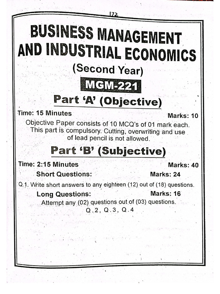 MGM 221 | PDF