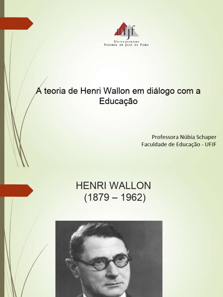 A Teoria de Henri Wallon | PDF | Sociologia | Ciências comportamentais