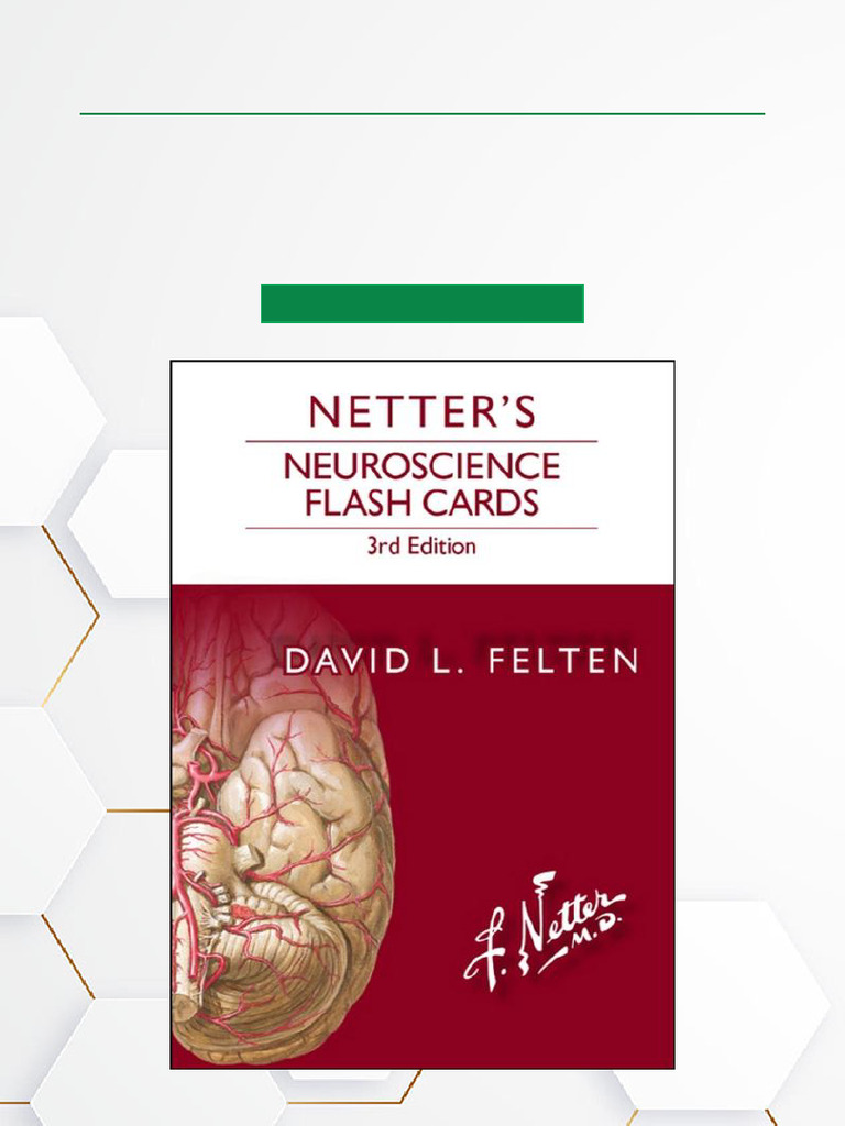 Netter's Neuroscience Flash Cards - 3rd Edition PDF Ebook With Full ...