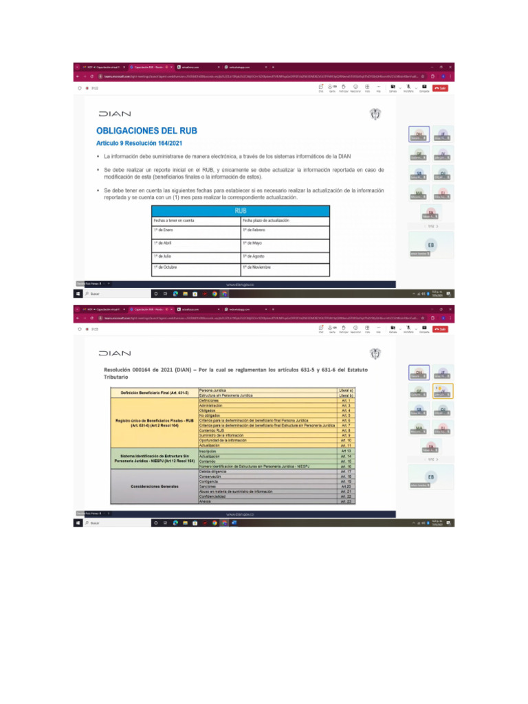 Capacitacion Rub Jac 07052025 | PDF