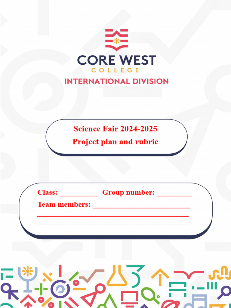 Science Fair Project Plan and Rubric 2024-2025 | PDF