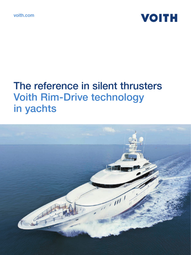 Voith Inline Thruster Overview | PDF | Propeller | Thrust