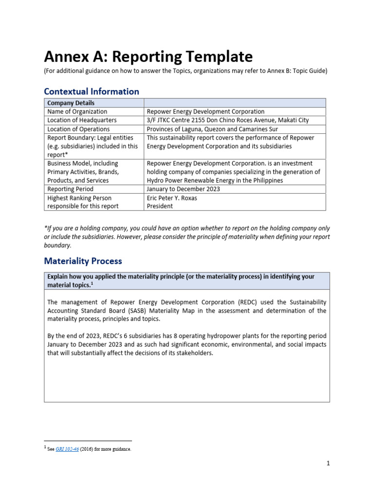 188 - Repower Energy Development Corporation | PDF | Employment | Waste
