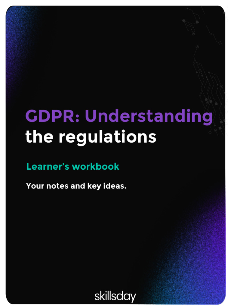 GDPR: Understanding: The Regulations | PDF | Computer Security | Security