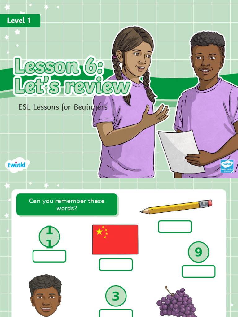 T e 1674548746a Esl Curriculum For Beginners Level 1 Lesson 6 ...