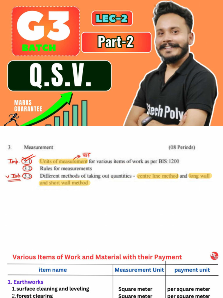 Quantity Surveying and Valuation | PDF