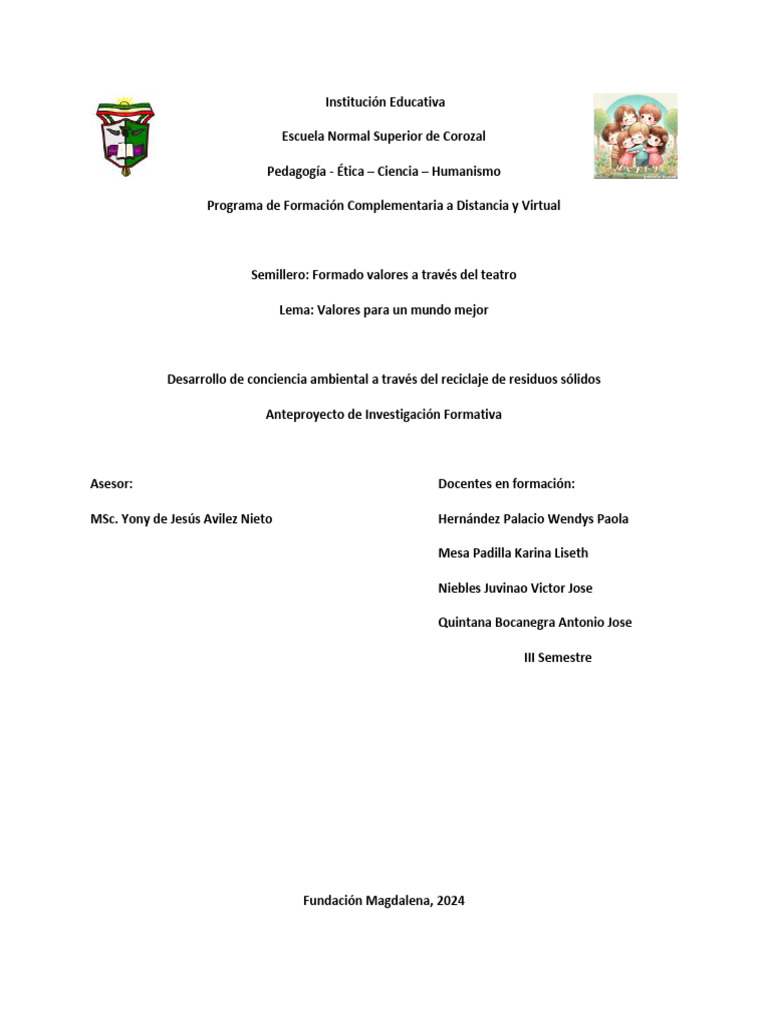 003 - FORMATO - DE - ANTEPROYECTO - (1) (1) (Recuperado Automáticamente) | PDF