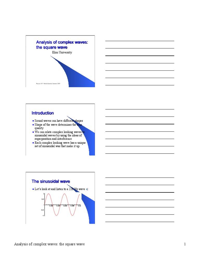Analyzing Square Waves in Physics | PDF