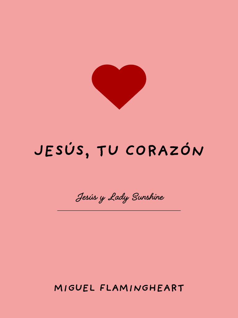 Jesús, Tu Corazón - Lady Sunshine | PDF