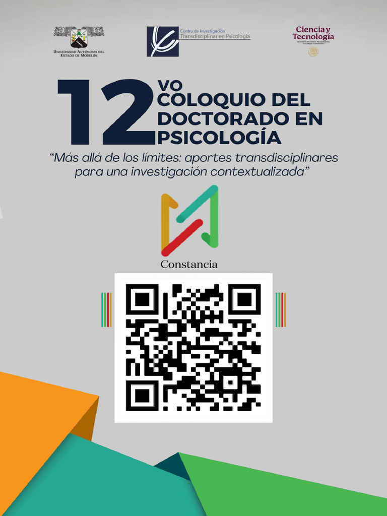 Constancia 12vo Coloquio | PDF