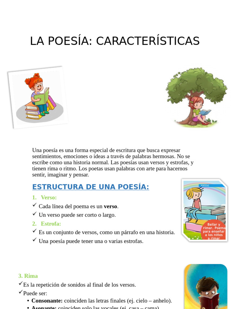 CONOCEMOS LA ESTRUCTURA DE UN Poema1 | PDF