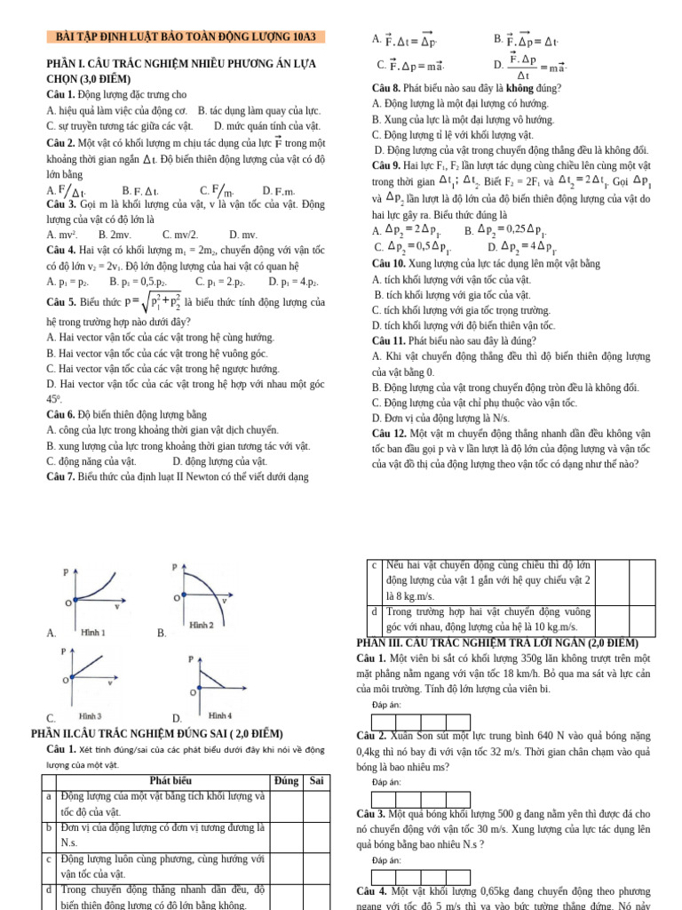 BTVN Đ NG Lư NG | PDF