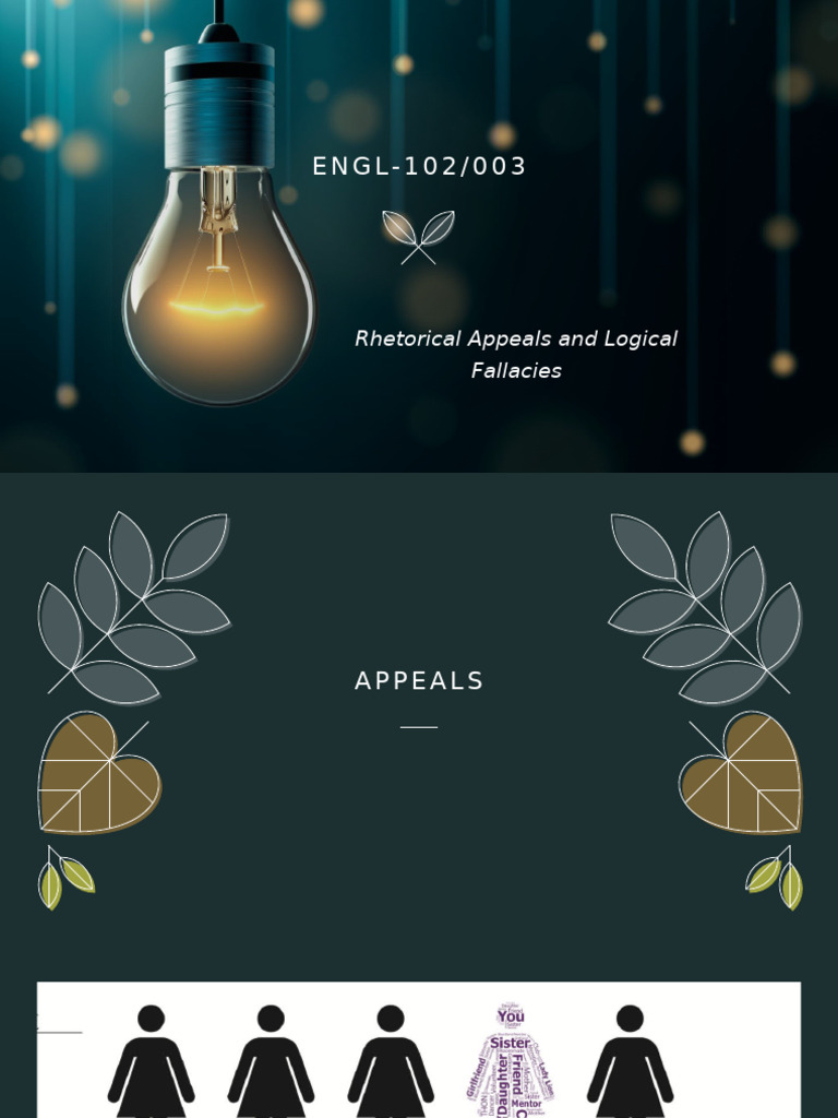 Rhetorical Appeals Logical Fallacies - Hend | PDF | Fallacy