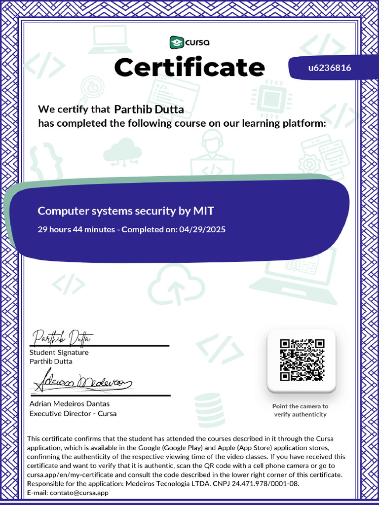 Certificate | PDF