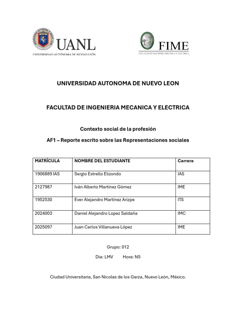 Af1 Equipo2 | PDF | Estereotipos | Percepción