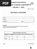 Grade 8 004 Targeter Wings All Subjects With Marking Scheme PDF | PDF