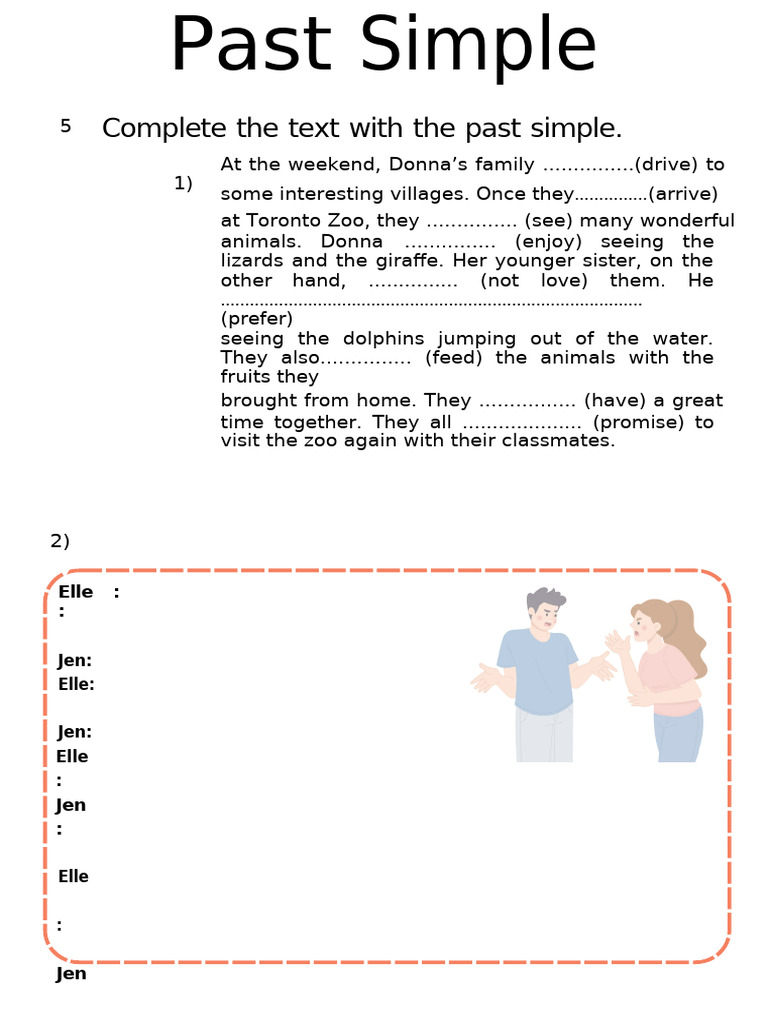 Past Simple Grammar Exercises | PDF