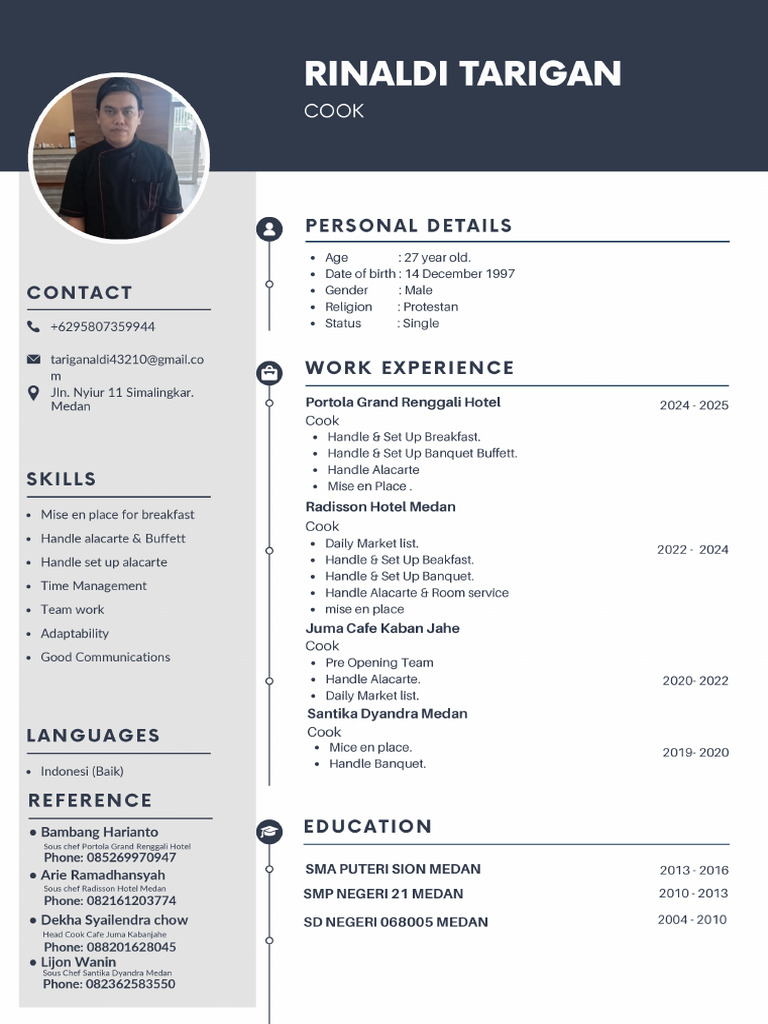 CV Rinaldi Tarigan | PDF