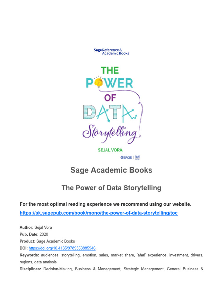 Mastering Data Storytelling Techniques | PDF | Storytelling | Data