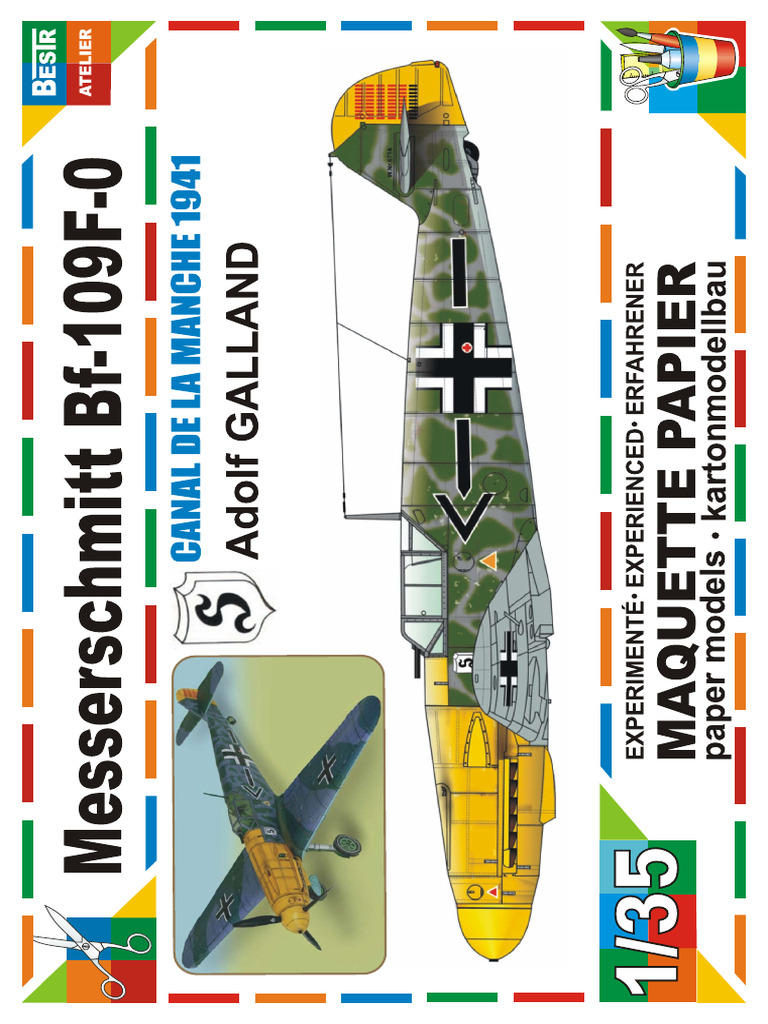 Messerschmitt BF 109F-0 Adolf Galland (1-35) | PDF