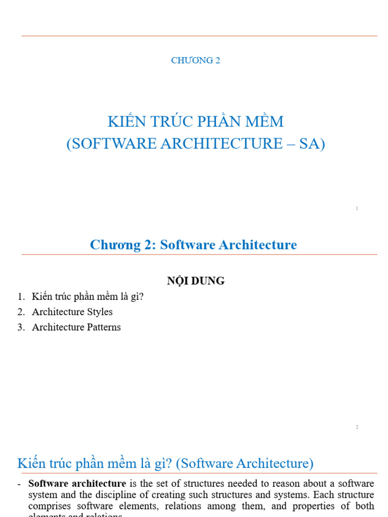 2_Intro_Software_Architecture | PDF