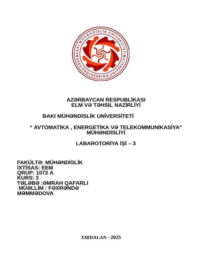 Laboratoriya № 3 M | PDF