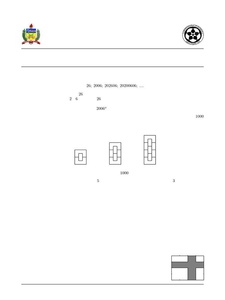 Prova_2006_N1 | PDF | Números | Gatos