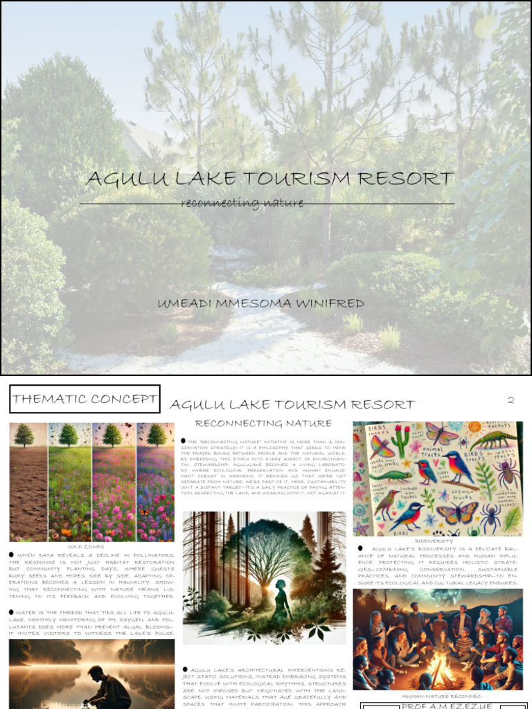 Agulu Lake Resort: Eco-Tourism & Design | PDF | Ecology | Nature
