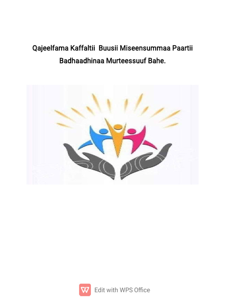 Qaj. Buusii Miseensaa | PDF