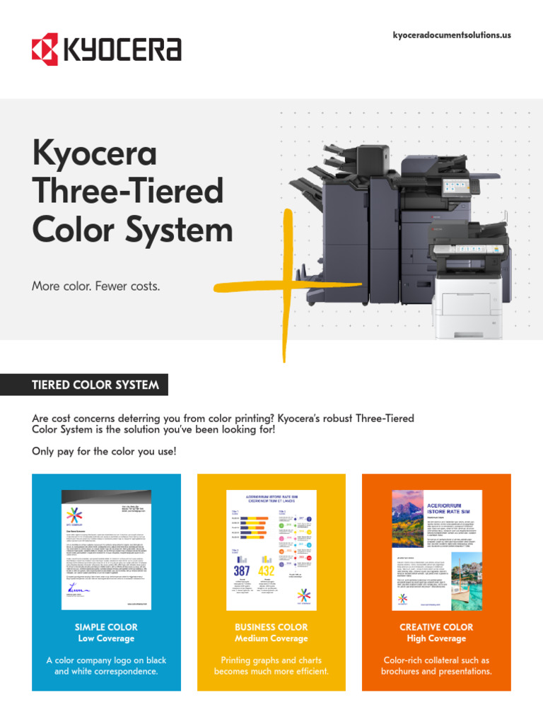KDA Three-Tiered Color System Brochure | PDF